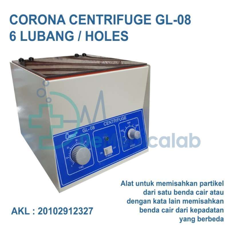Promo Centrifuge Rotator Sentrifuse 6 Lubang / Hole GL 08 Corona Diskon 33% di Seller Anes ...