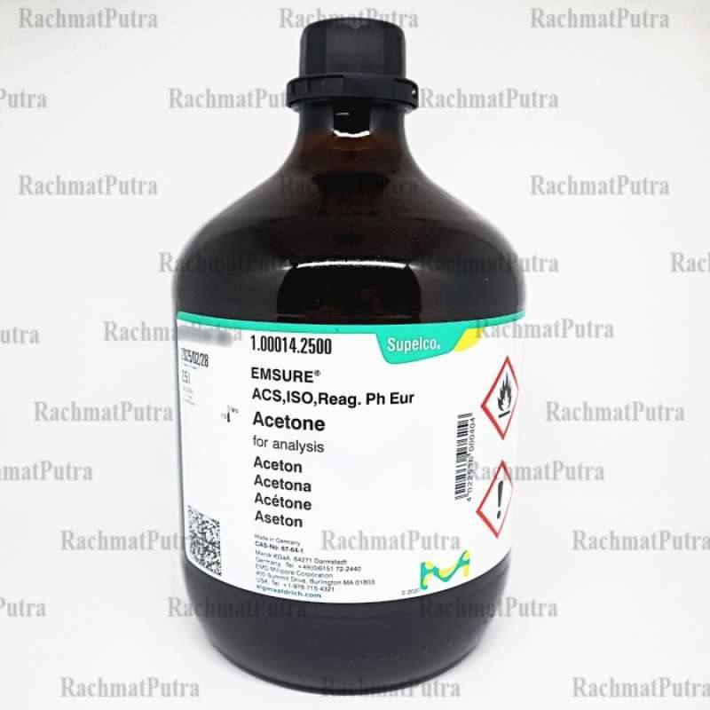 Jual Acetone Ch3coch3 For Analysis Merck 1.00014.2500 Cap. 2,5l Di Seller Anes Medika Center ...