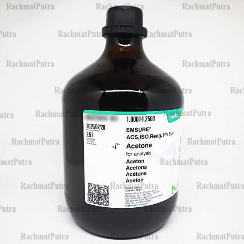 Jual Acetone Ch3coch3 For Analysis Merck 1.00014.2500 Cap. 2,5l Di Seller Anes Medika Center ...