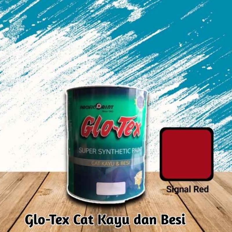 Jual Cat Glo-tex Super Synthetic Paint Cat Kayu Dan Besi 0,9liter Di ...