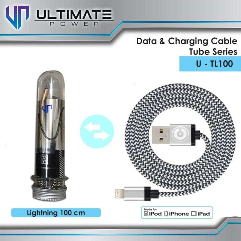 Jual Kabel Data Ultimate Power Tube Series U-TL100 Lightning 1M ...