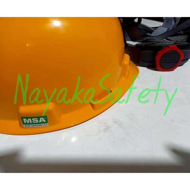 Jual Helm Proyek MSA Lokal Kuning Pemutar / MSA Lokal Fast Track SNI di ...