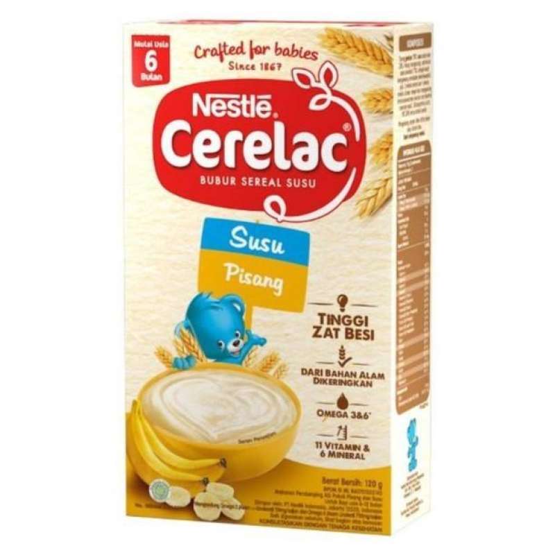 Jual NESTLE CERELAC PISANG SUSU 120G di Seller Murmer Mart 1 - Sukarasa, Kota Bandung | Blibli