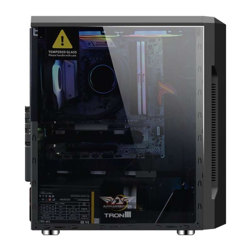 Jual Armaggeddon Tron Iii - Atx Gaming Case Tempered Glass Di Seller ...