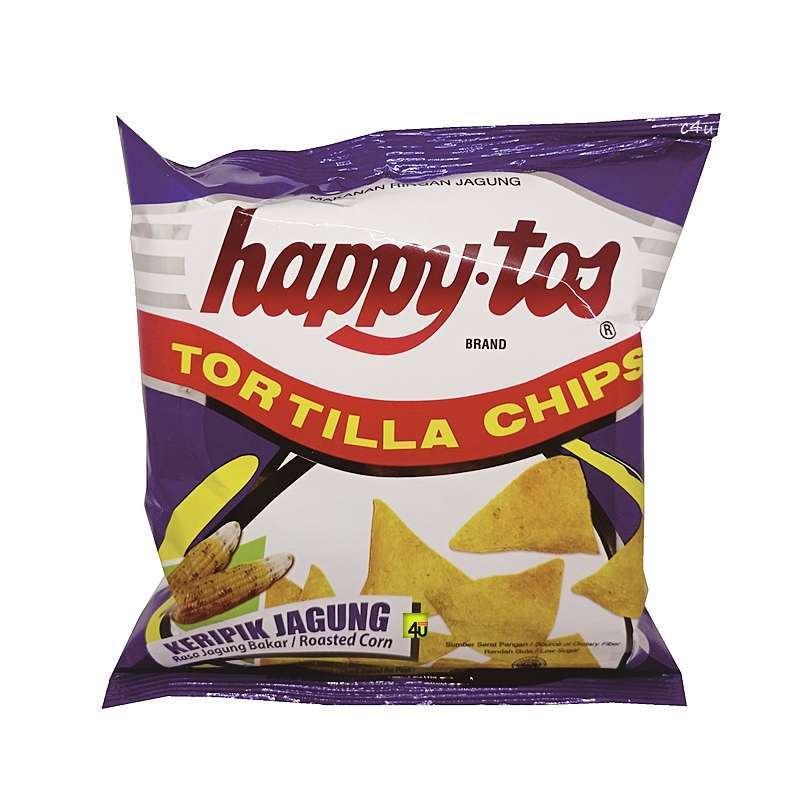 Promo HAPPYTOS - Tortilla Chips Rasa JAGUNG BAKAR - 55gr KECIL Diskon ...