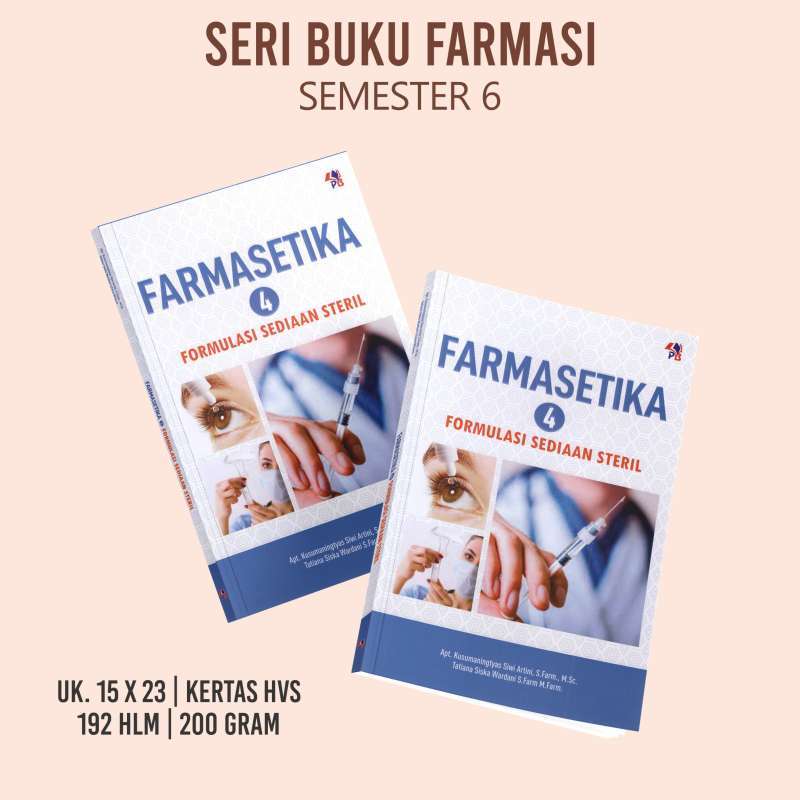 Jual Buku Farmasi Semester 6 : Analisis Farmasi / Biofarmasetika / Farmakokinetika ...
