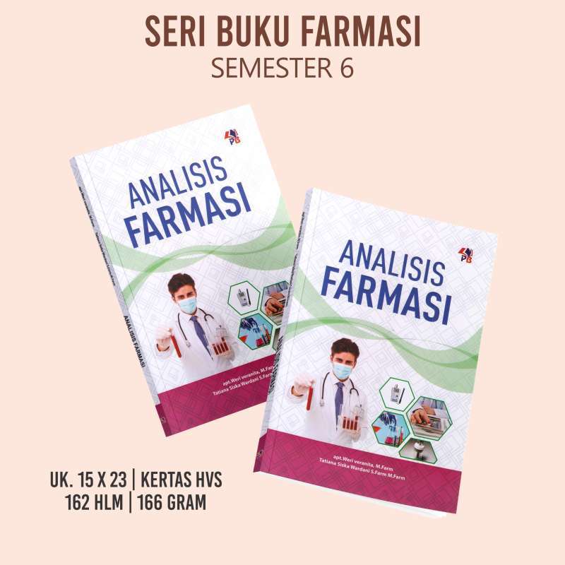 Jual Buku Farmasi Semester 6 : Analisis Farmasi / Biofarmasetika / Farmakokinetika ...