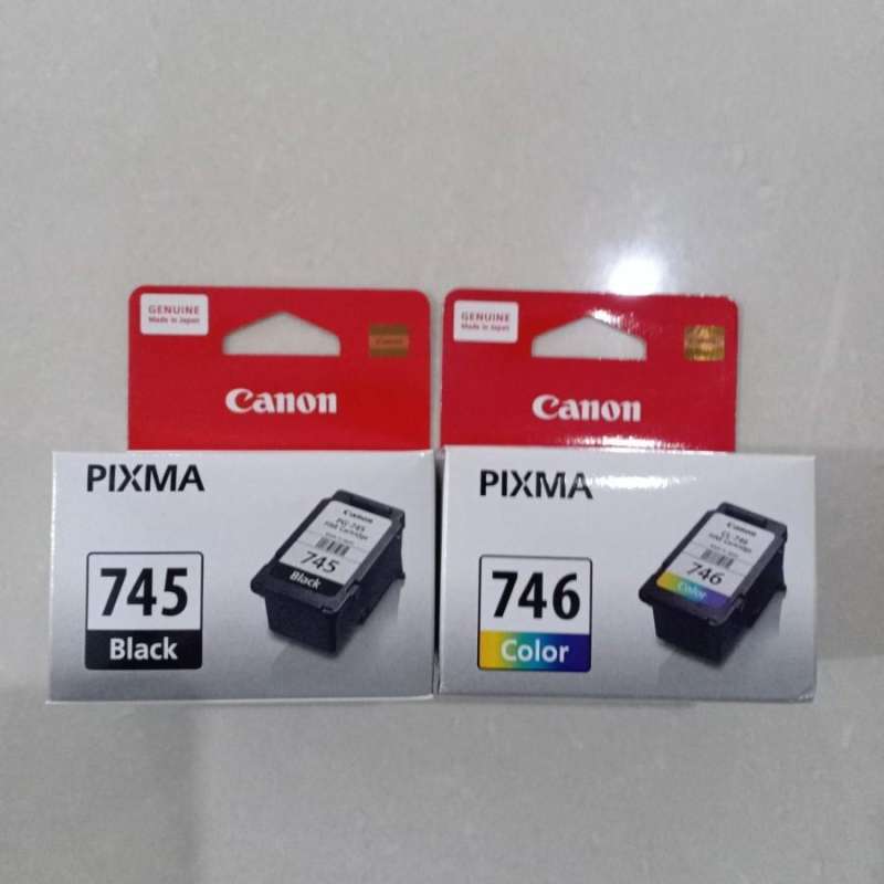 Jual Tinta Printer Canon Pixma 745 746 Black / Colour - Original Di ...