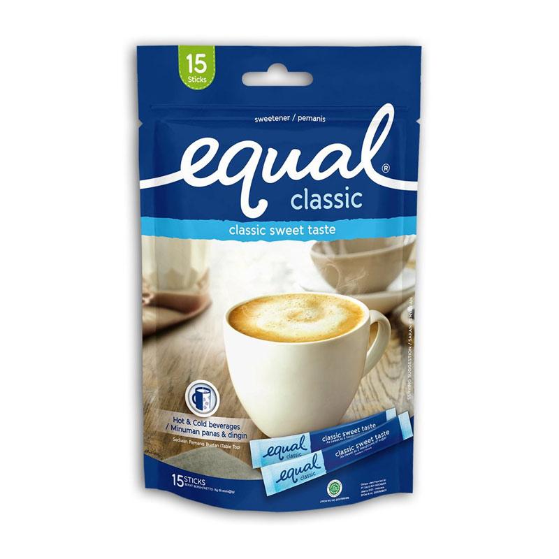 Jual Equal Classic Zero Calorie Sweetener Pemanis Buatan Gula [15 ...