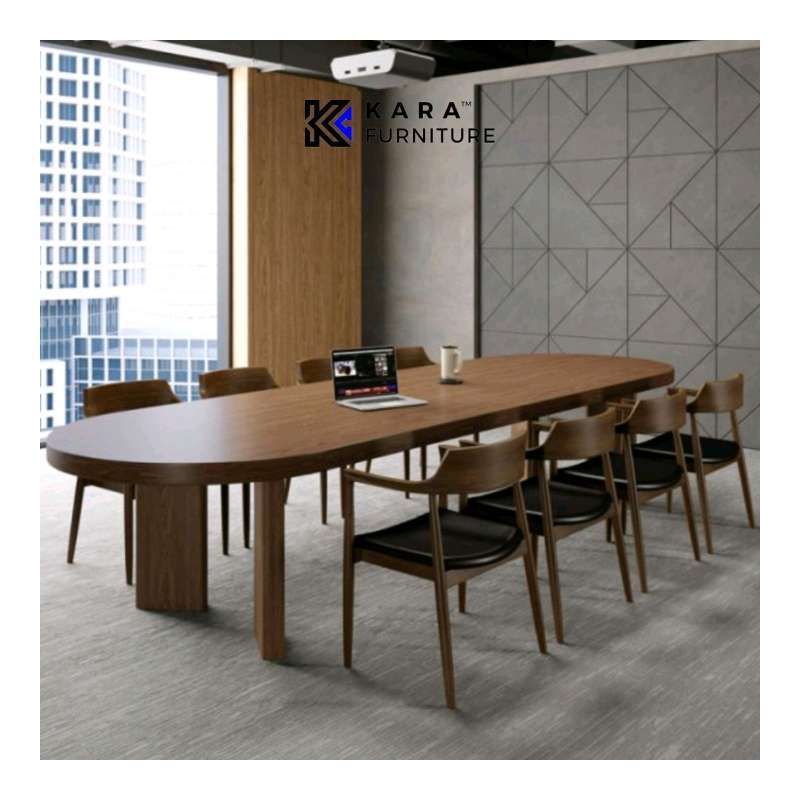 Promo Meja Rapat Kayu Jati Set Kursi / Meeting Table Set Diskon 5% Di ...