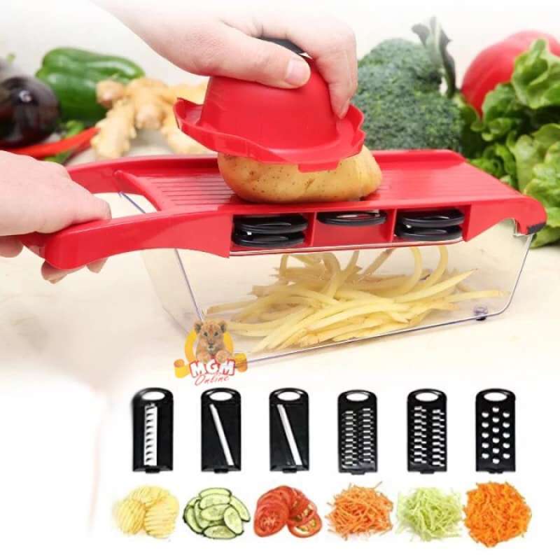 Promo Super Slicer 6in1 Parutan Serbaguna Tajam Potong Sayur AMAN Free ...