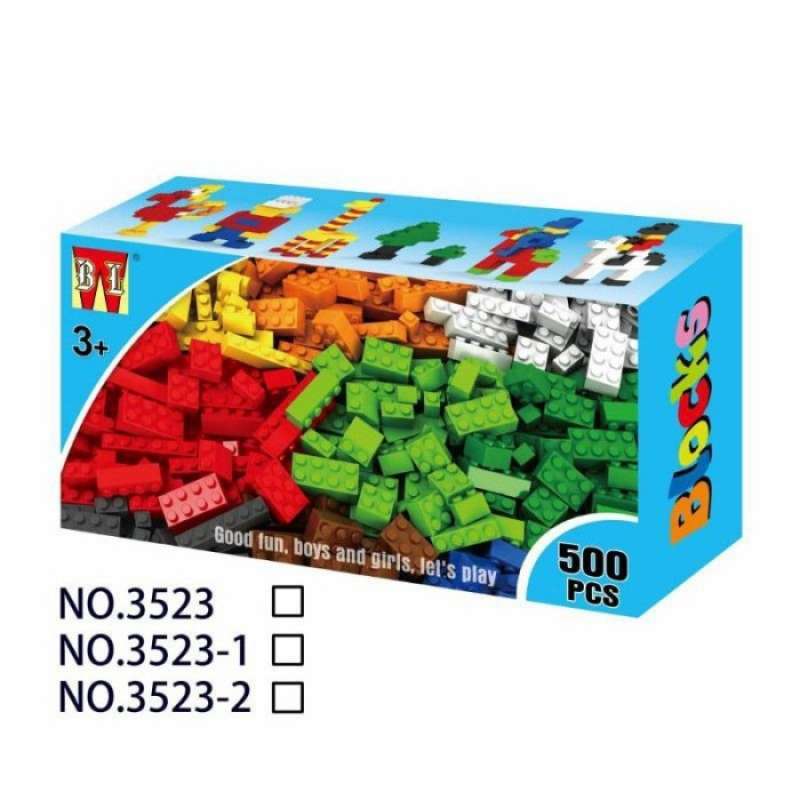 Promo mainan Blocks 500pcs / Lego / bricks Diskon 55% di Seller TOYS ...