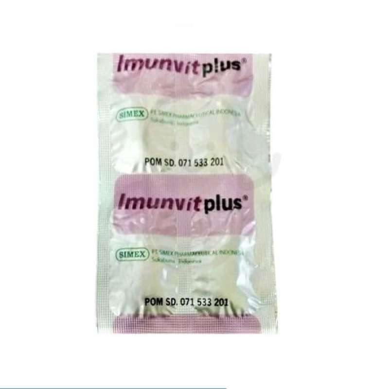 Promo Imunvit Plus Strip 4 Kaplet Diskon 4% Di Seller Apotek Pelita ...
