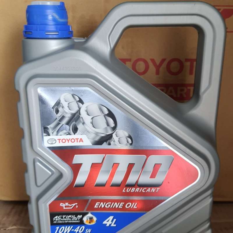Jual Oli Mesin Tmo 10w-40 Api Sn Toyota Oil 4 Liter Di Seller Shanum ...