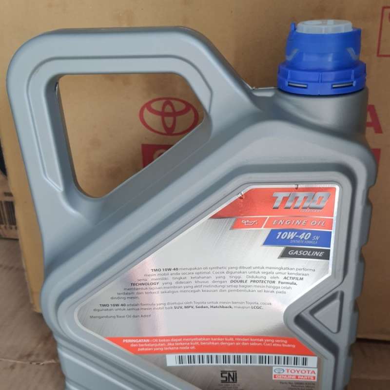 Jual Oli Mesin Tmo 10w-40 Api Sn Toyota Oil 4 Liter Di Seller Shanum ...