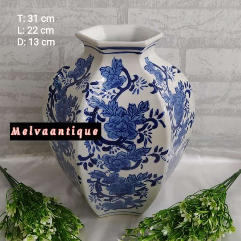 Promo Vas bunga model belimbing tinggi 31 cm Diskon 23% di Seller ...