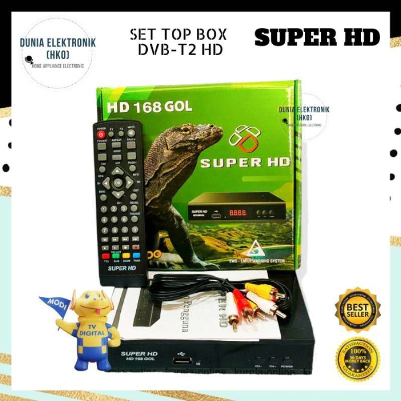 Jual Set Top Box TV Digital Super HD Komodo STB TV Digital Super HD 168 GOL di Seller NEW VISION ...