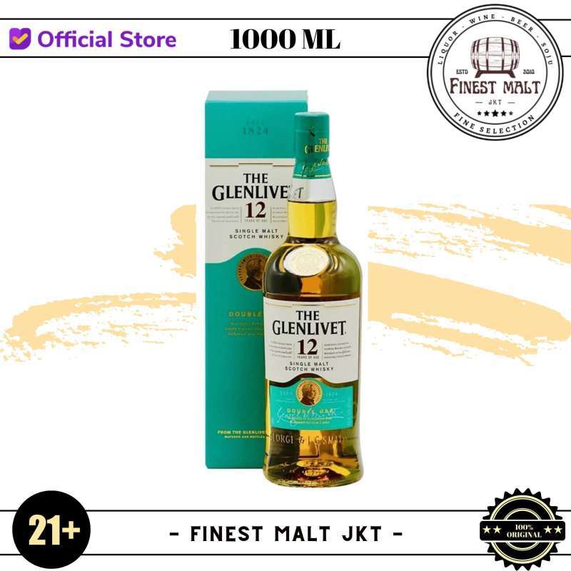 Jual Glenlivet 12YO Double Oak Single Malt Scotch Whisky 750 ml di Seller Finest malt - Kedoya ...