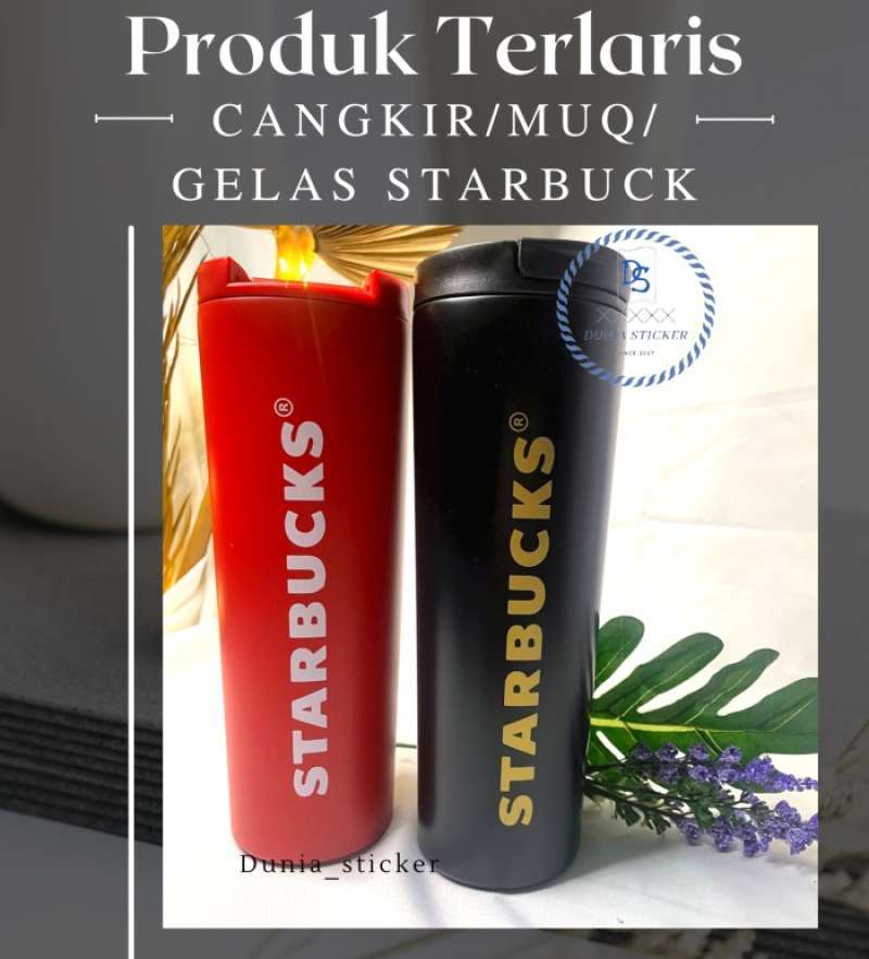 Jual Tumbler Starbucks Stainless Slim 500ml Original | Botol Starbucks ...