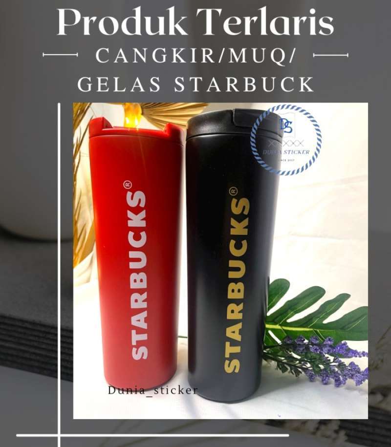 Jual Tumbler Starbucks Stainless Slim 500ml Original | Botol Starbucks ...