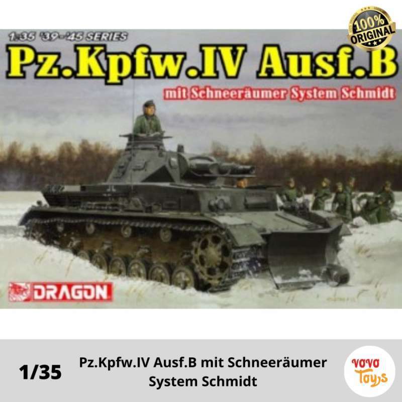 Promo Model Kit Tank Pz.Kpfw.IV Ausf.B Schneeraumer System by Dragon 1/ ...
