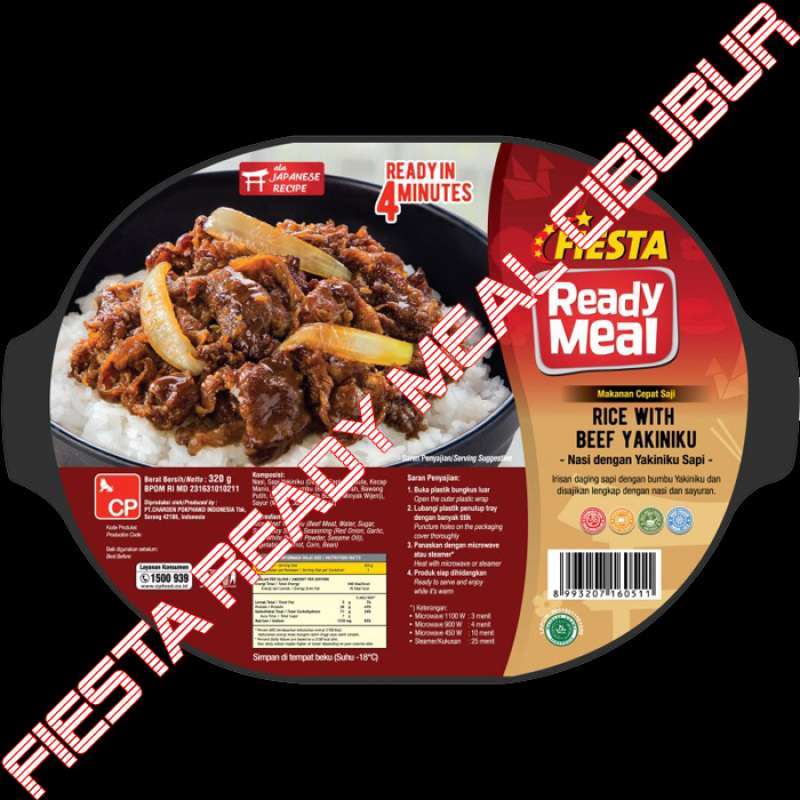 Jual 07 FIESTA READY MEAL - BEEF YAKINIKU WITH RICE - Nasi dgn Yakiniku ...