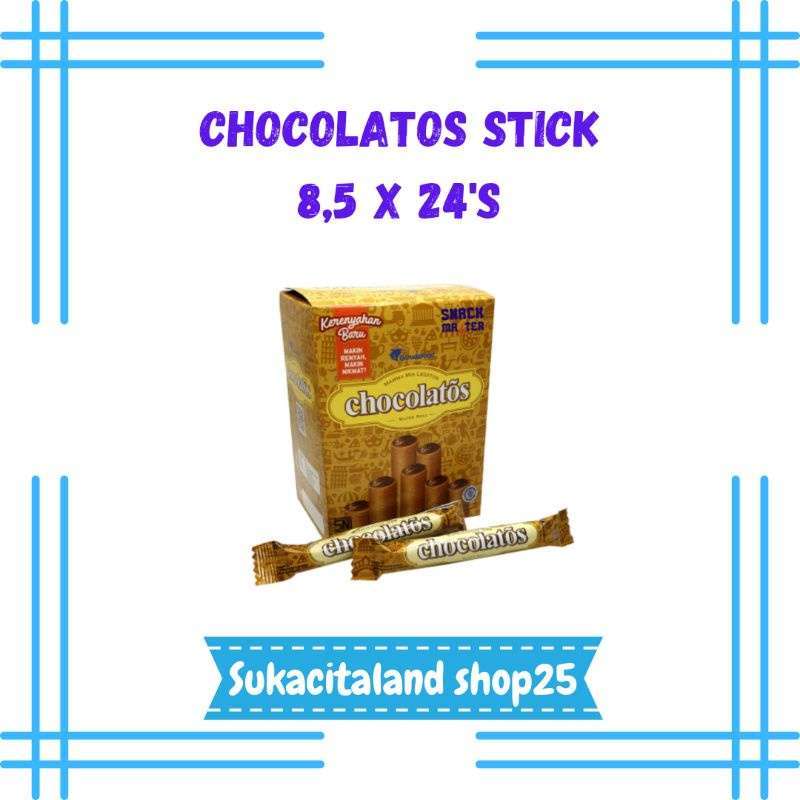 Jual wafer stick gery chocolatos stik 1 box 24 pcs di Seller ...