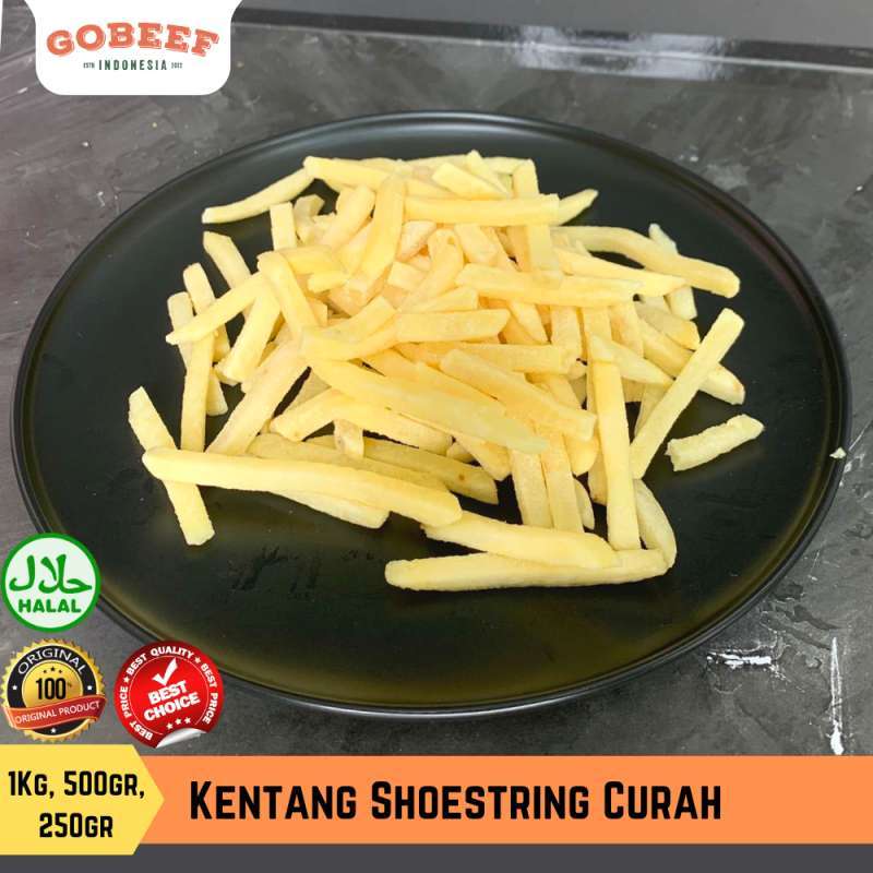 Jual Kentang Shoestring Curah Frozen - Shoestring French Fries - 500gr ...