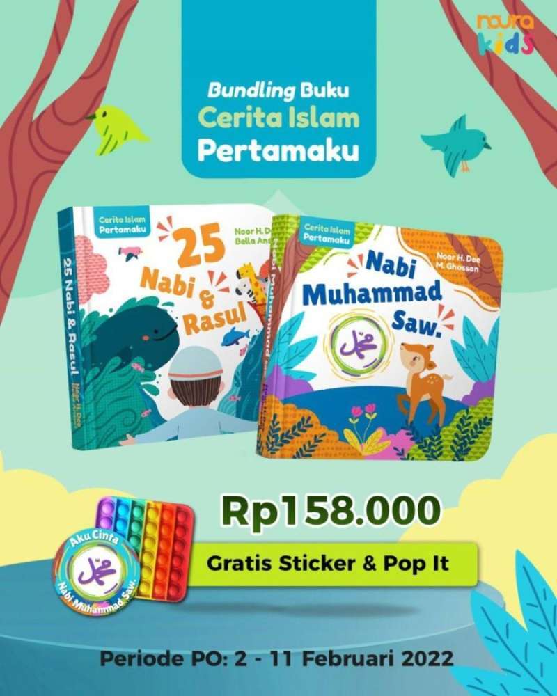 Jual Board Book Cerita Islam Pertamaku: Nabi Muhammad Saw. Di Seller ...