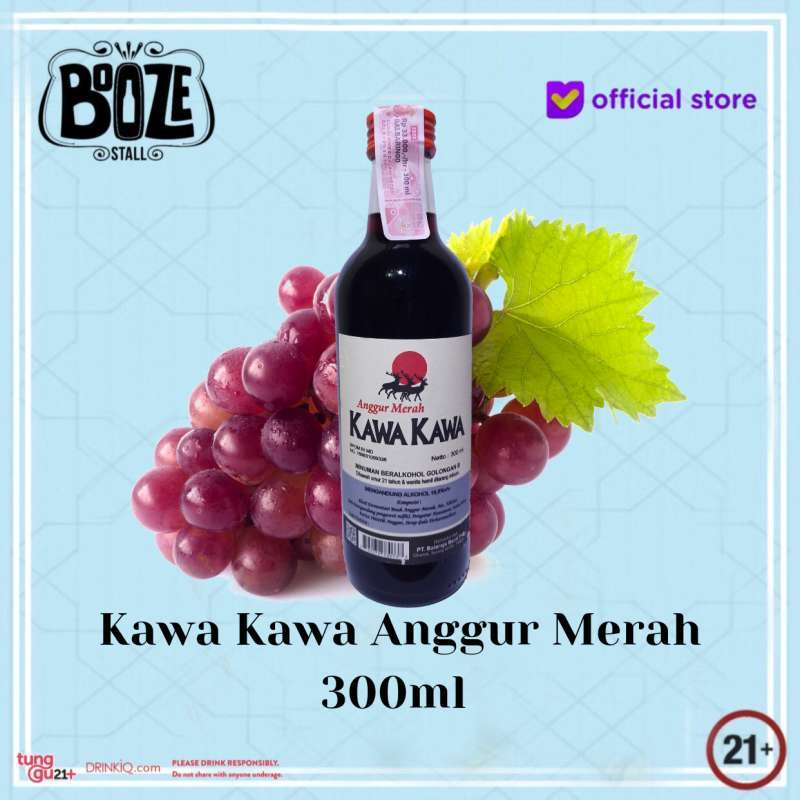 Jual Kawa Kawa Anggur Merah 300ml Di Seller Booze Stall - Karanganyar ...