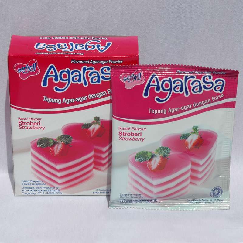Jual Agarasa Strawberry [10 g x 6 sachet] di Seller PT. SASANA MEGAH ...