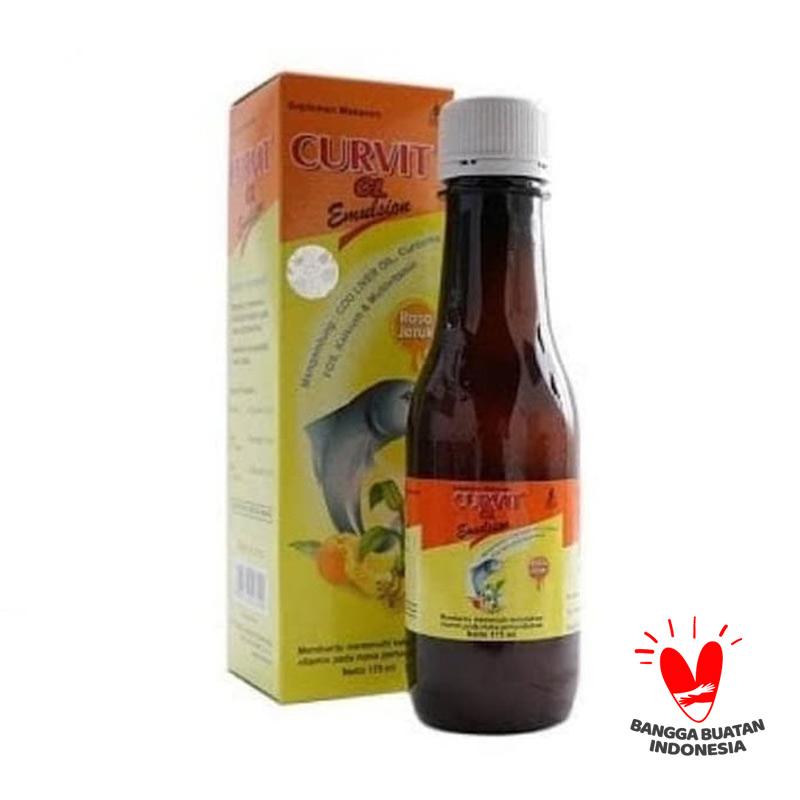 Jual Curvit CL RRQu Emulsion Cegah Corona Sirup [Original/ 175 mL] di ...