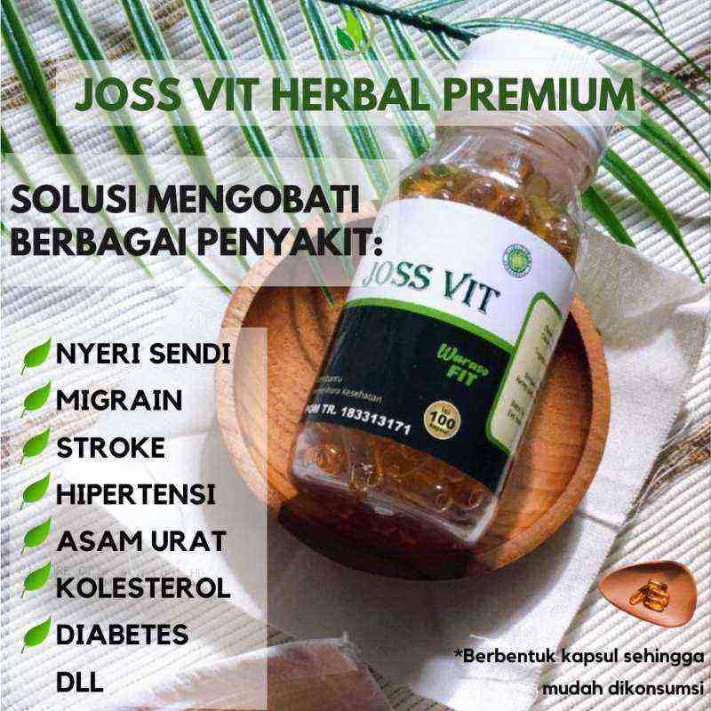 Jual Joss Vit Herbal Habbatussauda Kapsul Obat Koesterol Diabetes ...