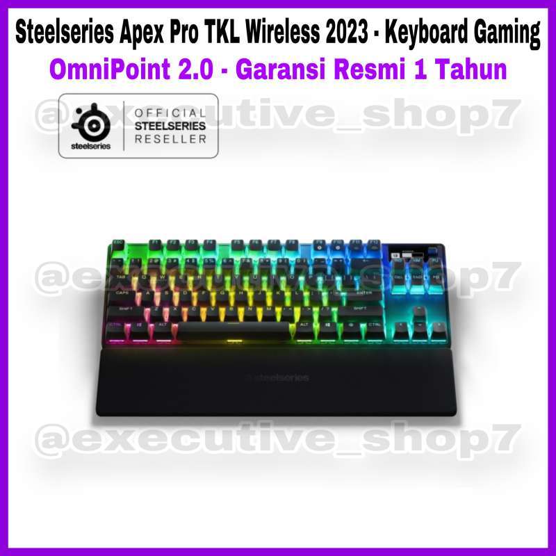 Jual teelseries Apex Pro TKL Wireless 2023 • Keyboard Gaming OmniPoint 2.0 - Garansi Resmi 1 ...