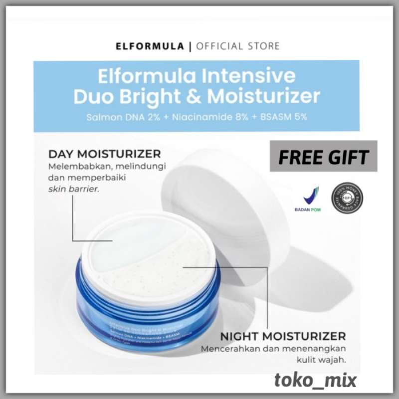Jual ELFORMULA Intensive Duo Bright & Resurrect Moisturizer | Pelembab ...