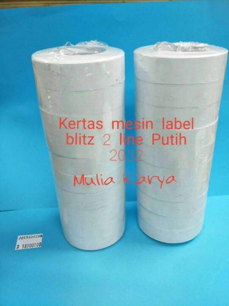 Promo Kertas Label Mesin Harga Blitz 2 Line 2023 - Multicolor Diskon 33 ...