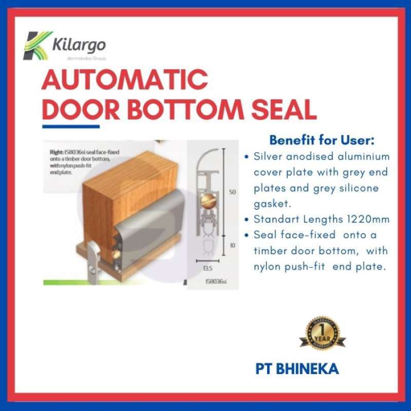Jual Automatic Door Bottom Seal IS8036si Kilargo 1220mm di Seller Bikin ...