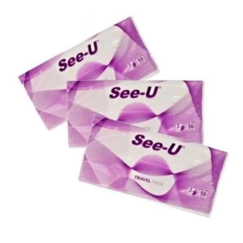 Jual SEE-U TISSUE TRAVEL PACK 2PLY 50S / TISSUE KERING di Seller ...