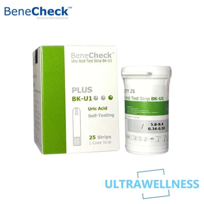 Promo BeneCheck Plus Test Strip Uric Acid Diskon 23% di Seller Sunbrink ...