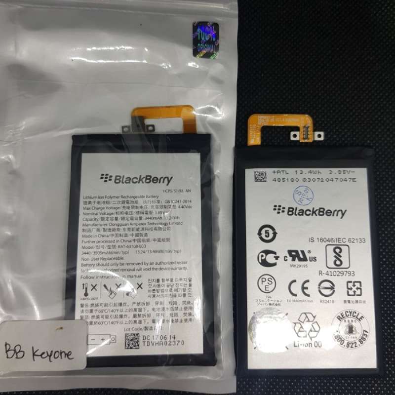 Promo Baterai Batre Battery Ori 100% BB KEYONE BLACKBERRY KEYONE Diskon ...
