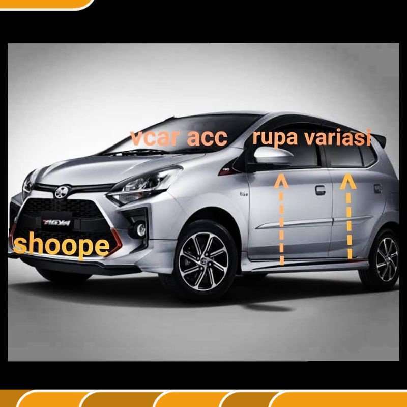 Promo Lis list kaca samping pintu window liner mobil toyota agya dan ...