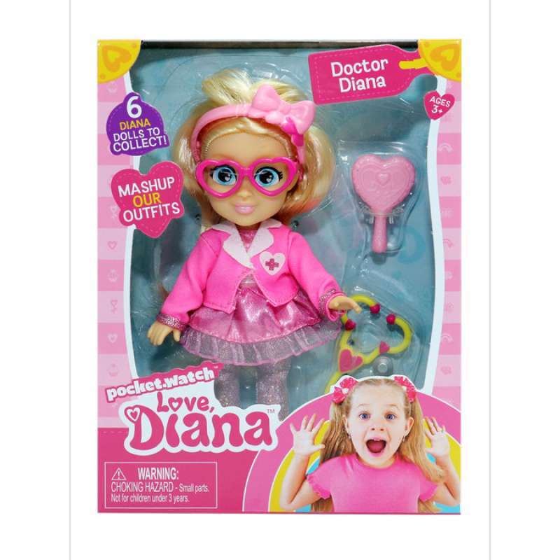Promo Mainan anak boneka diana love diana doctor doll 6 original Diskon ...