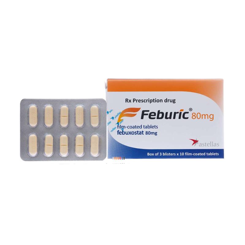 Jual Astellas Feburic Febuxostat 80mg Obat Resep Dokter [30 Tablet ...