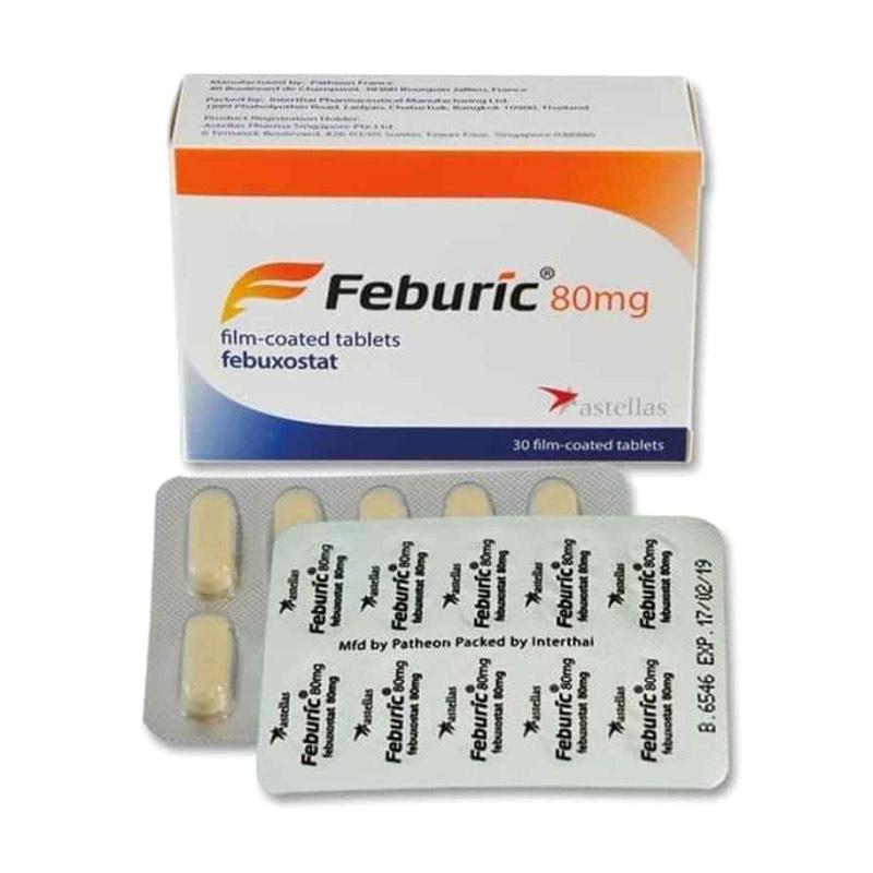Jual Astellas Feburic Febuxostat 80mg Obat Resep Dokter [30 Tablet ...