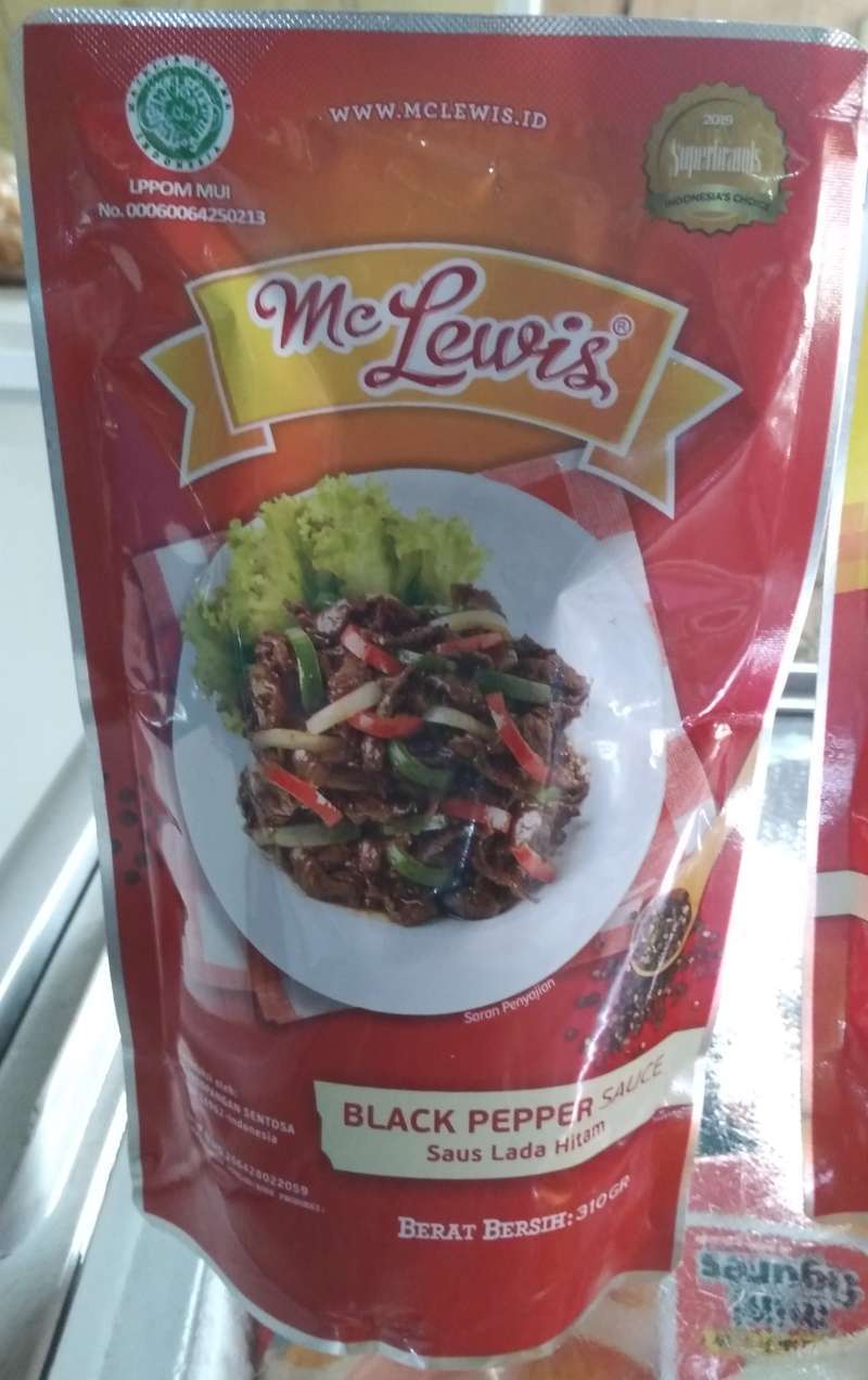 Jual Saus Lada Hitam Mc Lewis Black Paper 310gram Black Paper Sauce ...