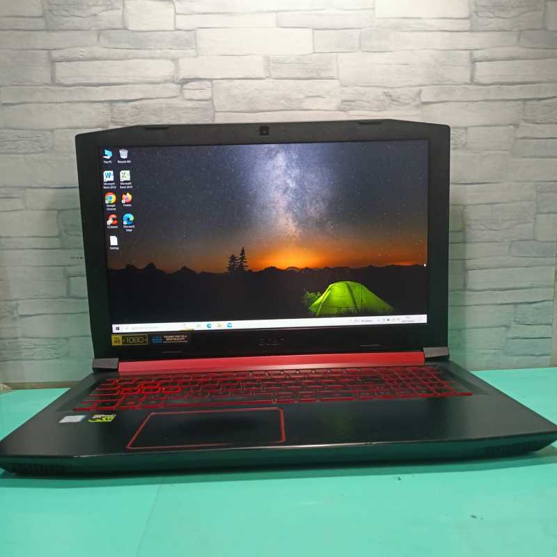 Jual Acer Nitro core i5 gen 8 Nvidia GTX 1050 Ram 16 GB SSD 256 GB+HDD 1 TB Full HD di Seller ...