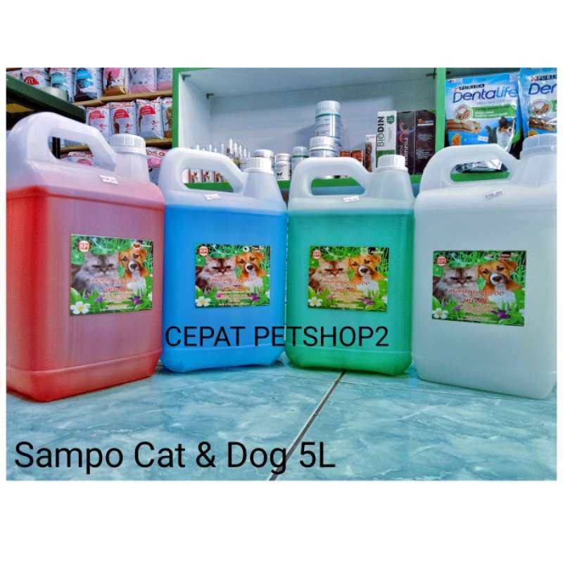 Promo sampo kucing shampo anjing HPJ 5 liter All varian Diskon 26% di ...