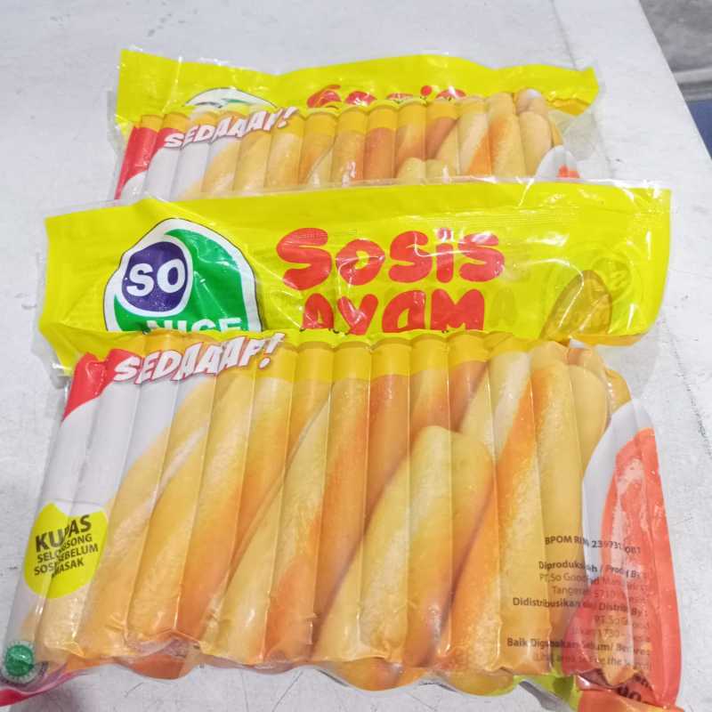 Promo Sosis Ayam Kombinasi 1kg So Nice Diskon 14% di Seller Al Dien ...