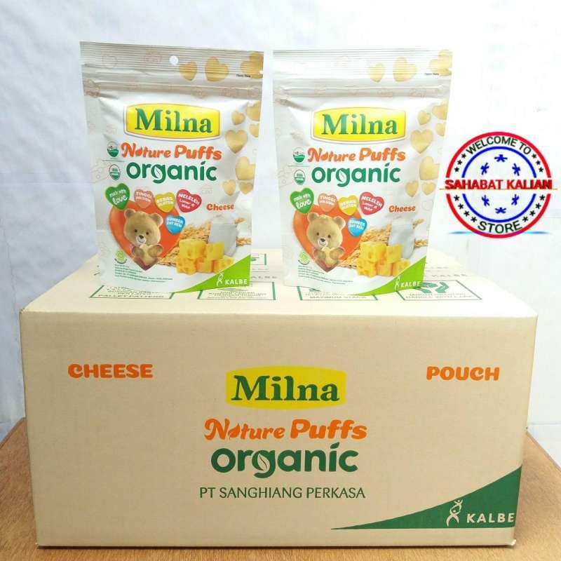 Promo MILNA NATURE PUFF ORGANIC CHEESE 15GR PER 1 PCS Diskon 16% di ...