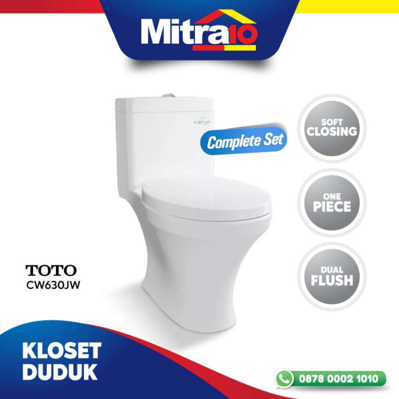 Jual Toto Cw630jw-f One Piece Toilet - Kloset Monoblok Di Seller ...